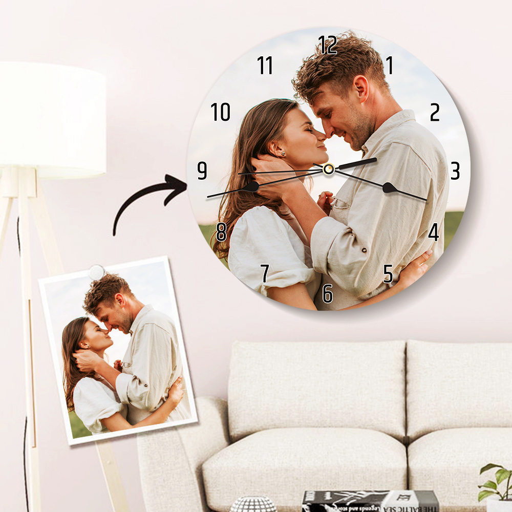Personalized Round Wall Clock | MadeMine